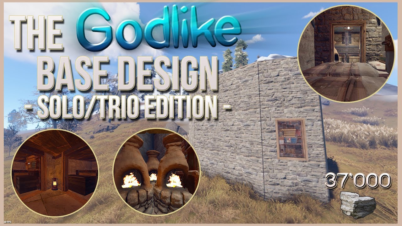 The GODLIKE Solo/Trio Base! | Rust Base Building #7 - YouTube