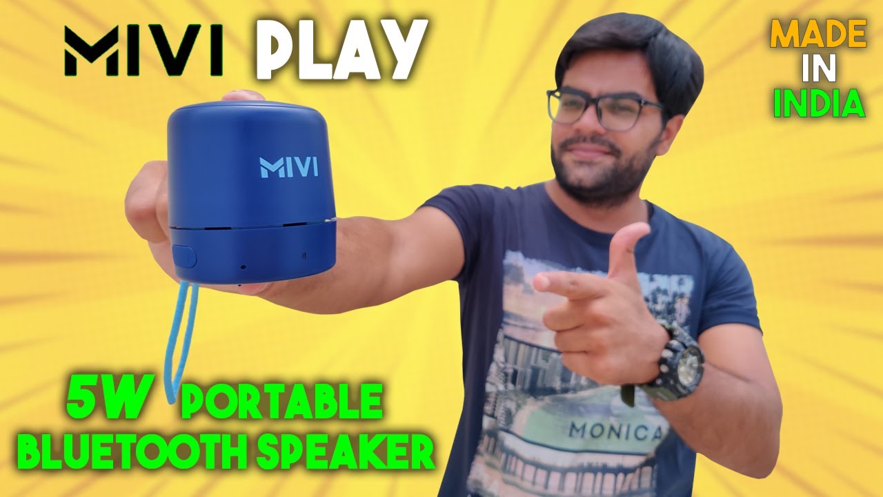 Mivi Play 5W Portable Bluetooth Speaker Under 1000 🔊🔊 - YouTube