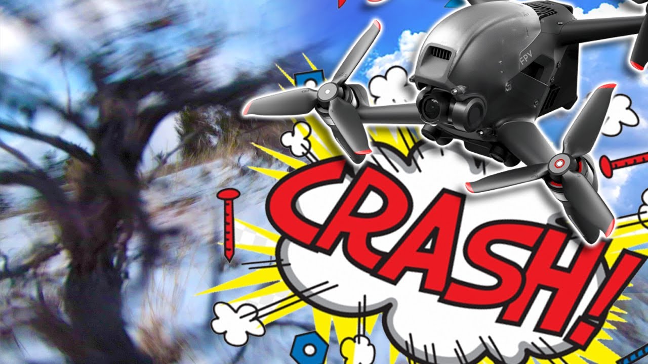 DJI FPV Crash - In Drone Footage Explained (Slow Mo) - YouTube