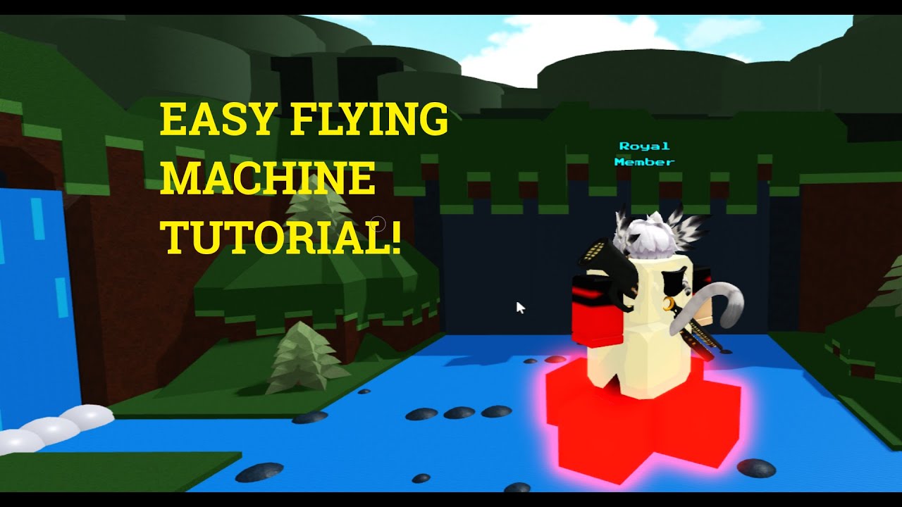 how to make an easy flying machine in build a boat for treasure! - YouTube