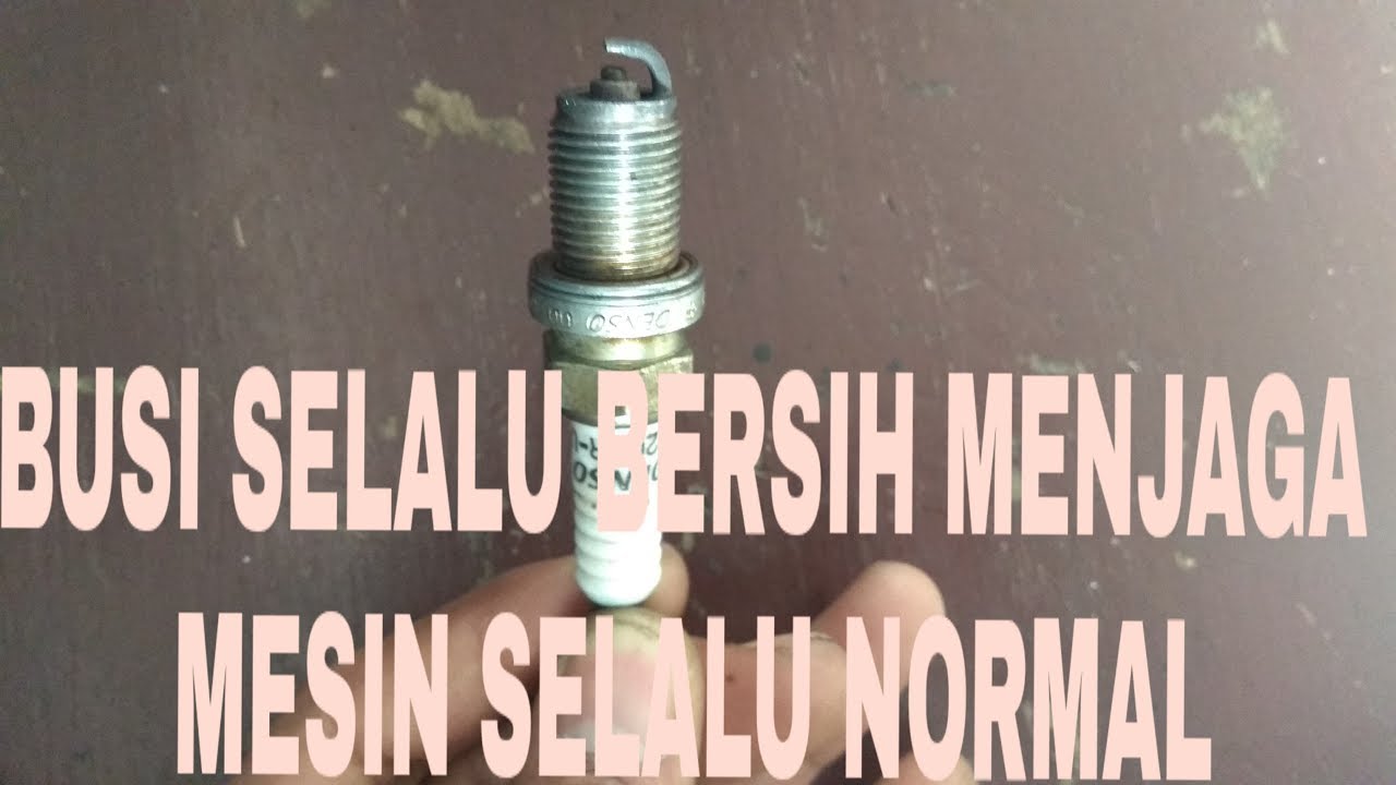 Begini cara membersihkan busi yang tepat dan benar - YouTube