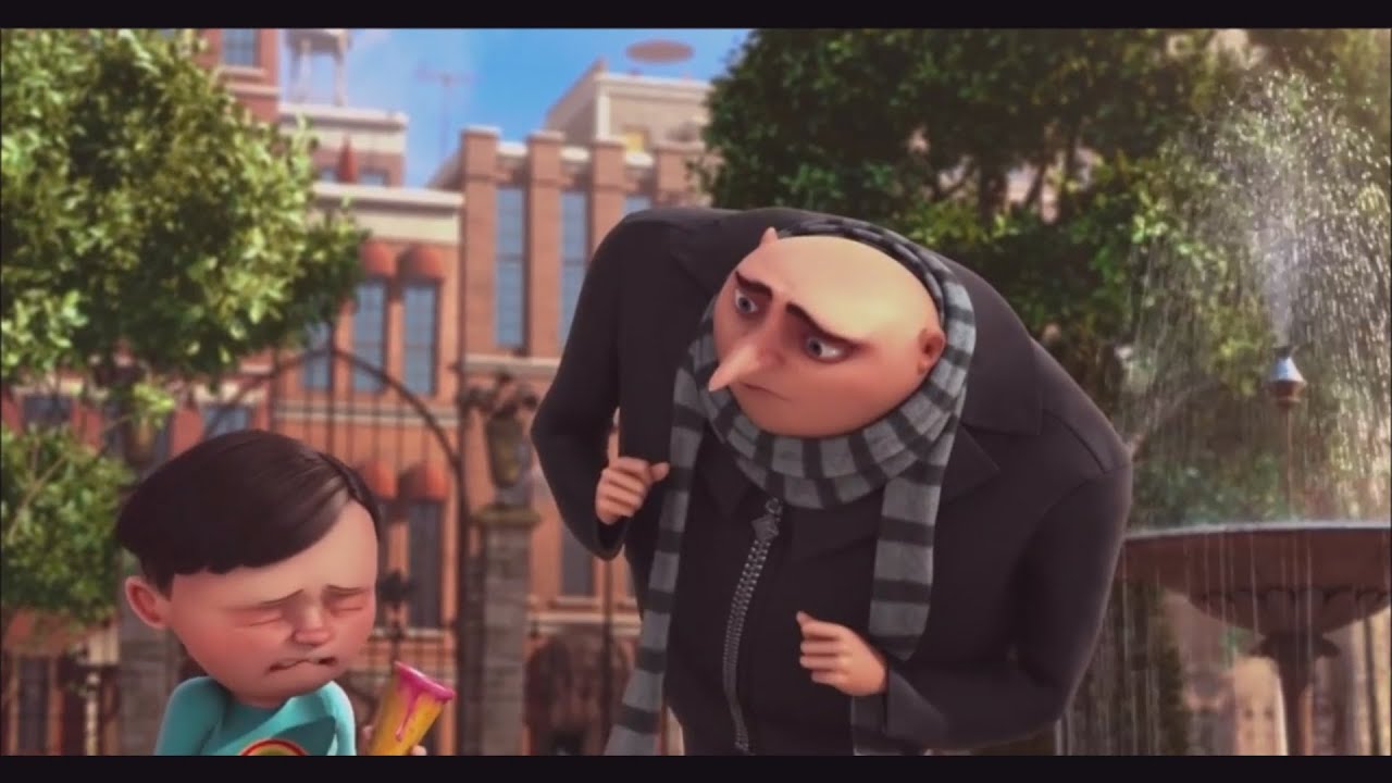 Gru pops the balloon 3 times. - YouTube
