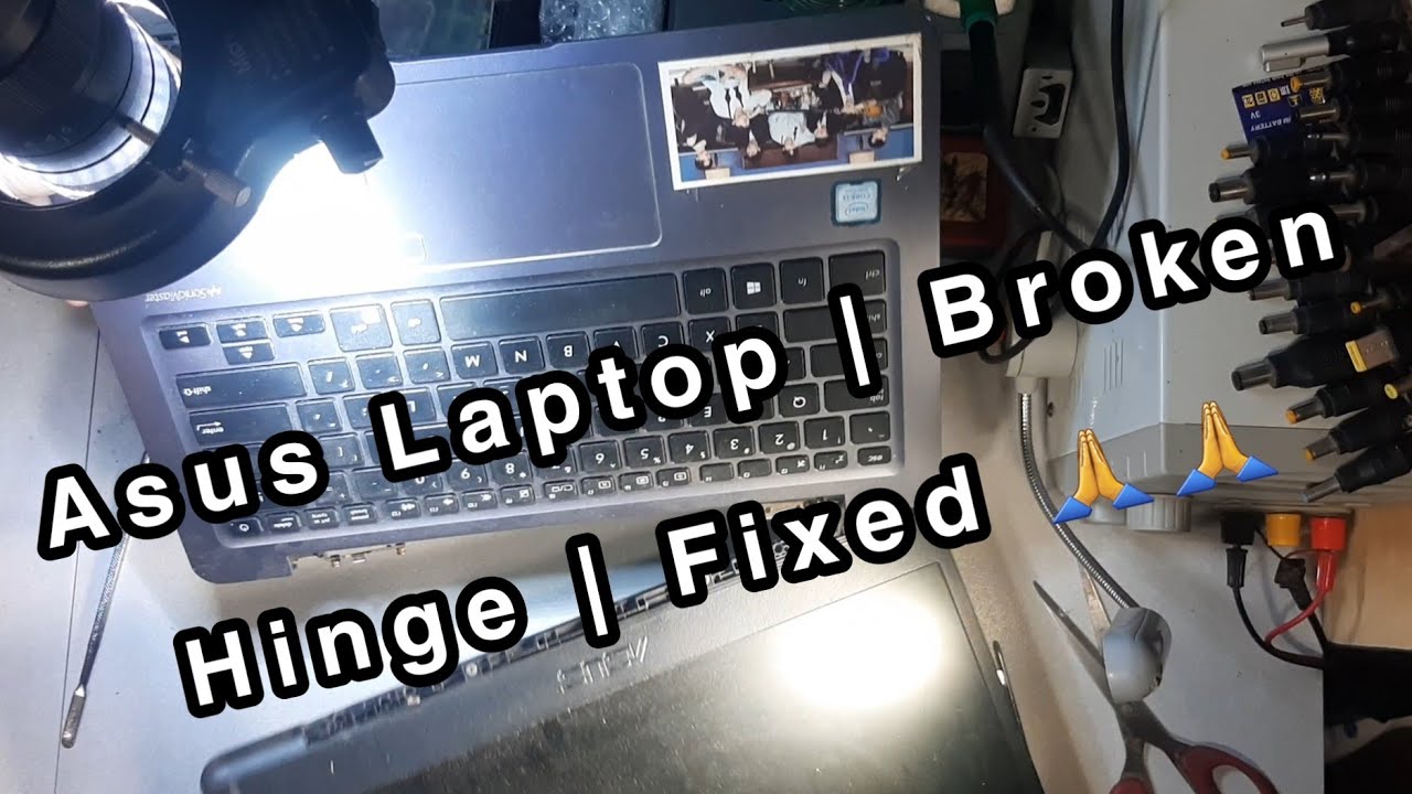 ASUS LAPTOP | BROKEN HINGE | FIXED - YouTube