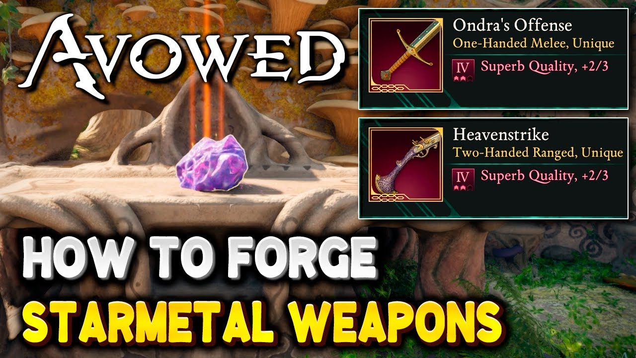 Avowed How to get ONDRA'S OFFENCE & HEAVENSTRIKE Unique Weapons (All ...