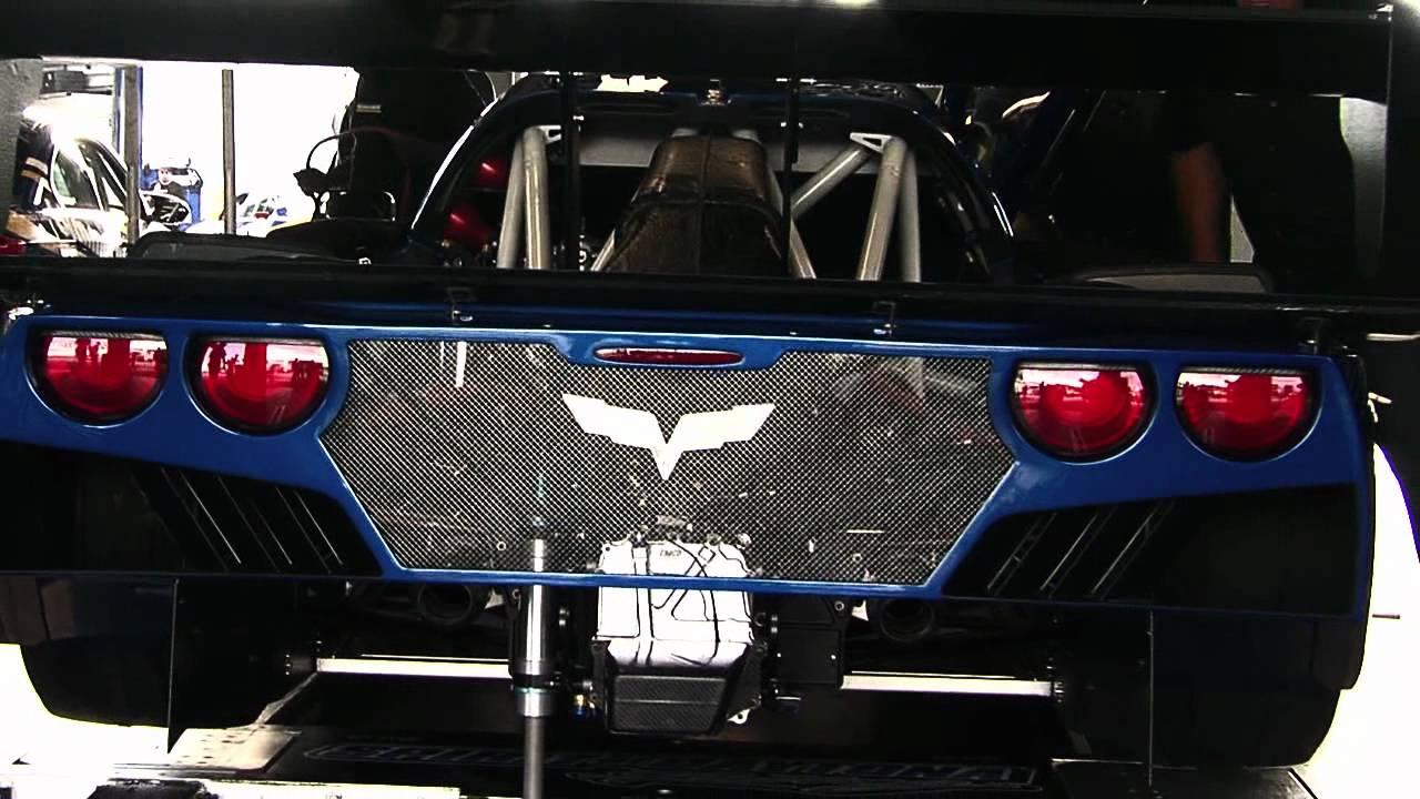 Corvette Daytona Prototype On Track at Daytona - YouTube