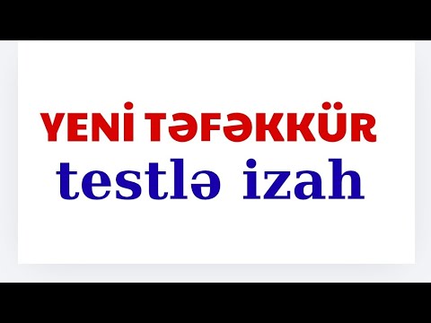 Abstrakt, analitik, praktik ,produktiv təfəkkür testlə izah 2026