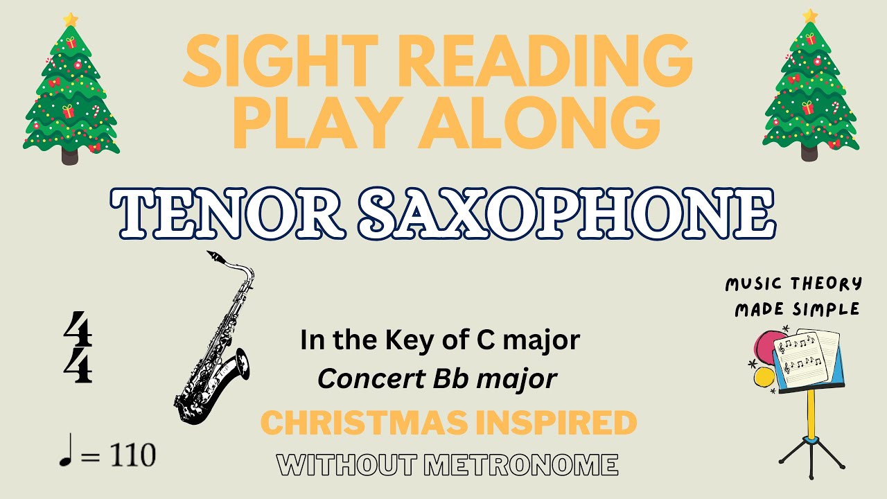 🎶 Can you play this TENOR SAXOPHONE sight-reading challenge? 🎶 - YouTube