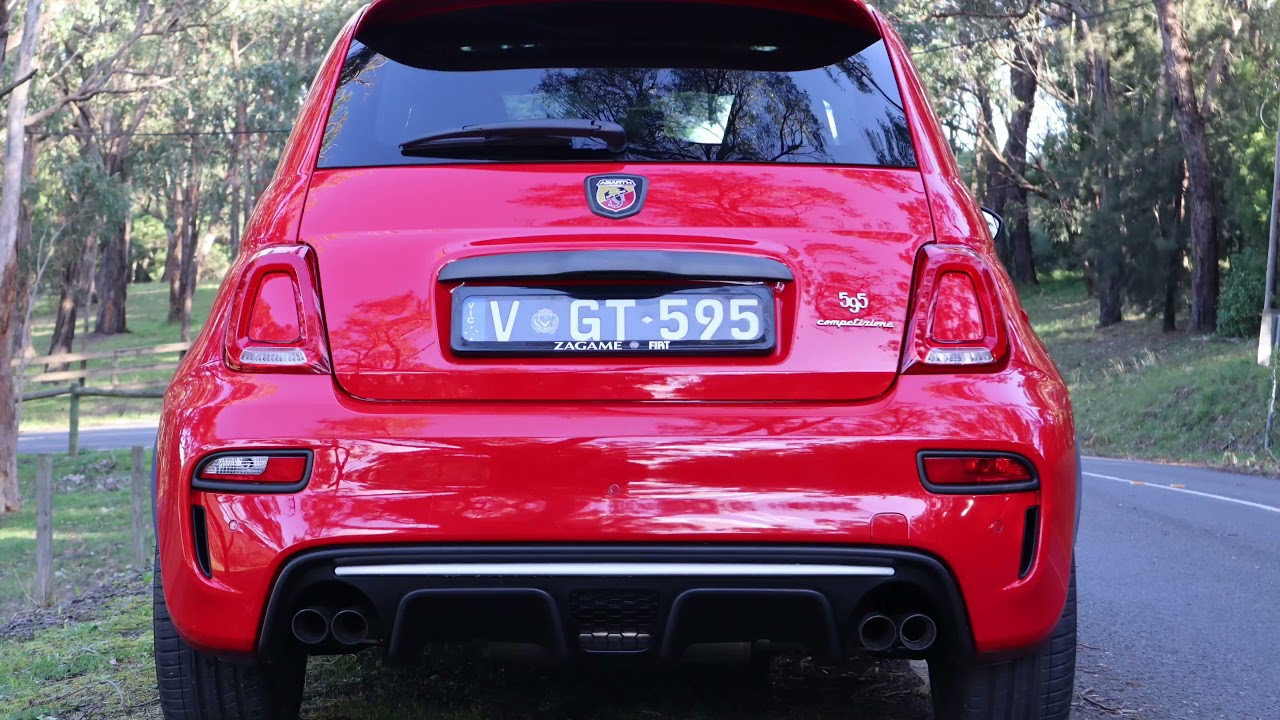 Abarth 595 Competizione - rear end perspectives - YouTube