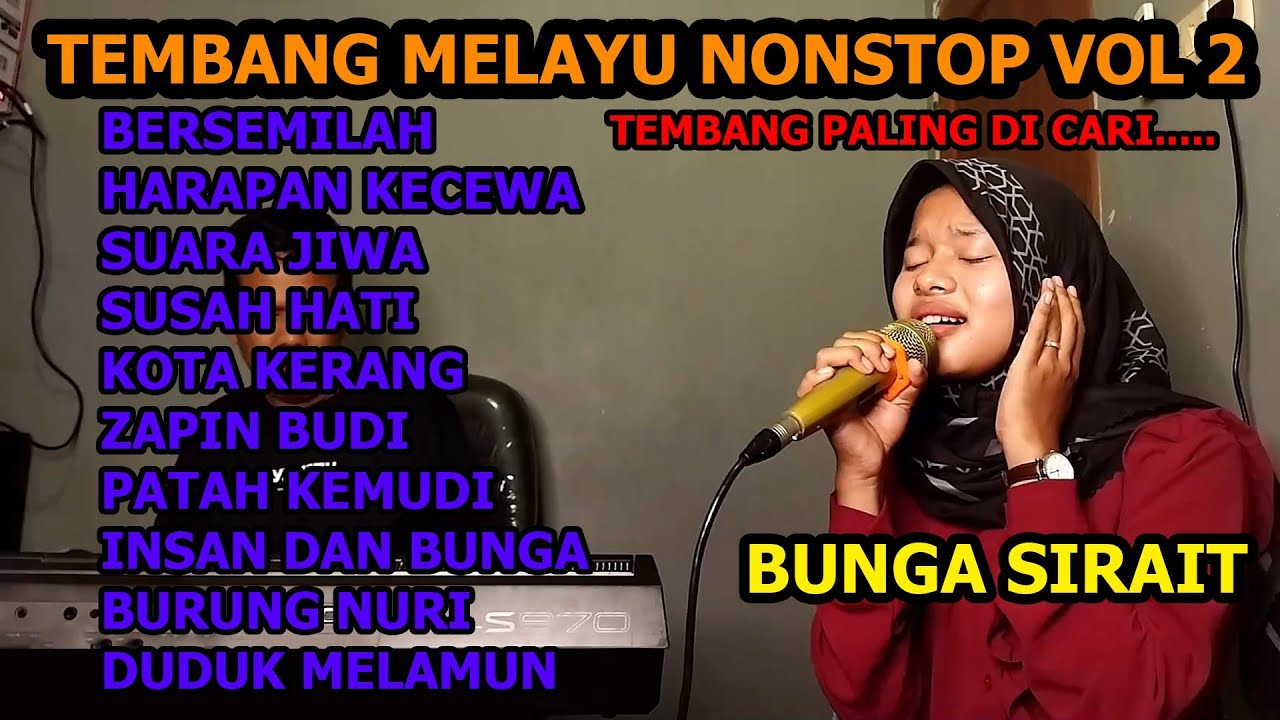 Tembang Melayu Nonstop Vol 2 - Cover Bunga Sirait Lagu Melayu - YouTube