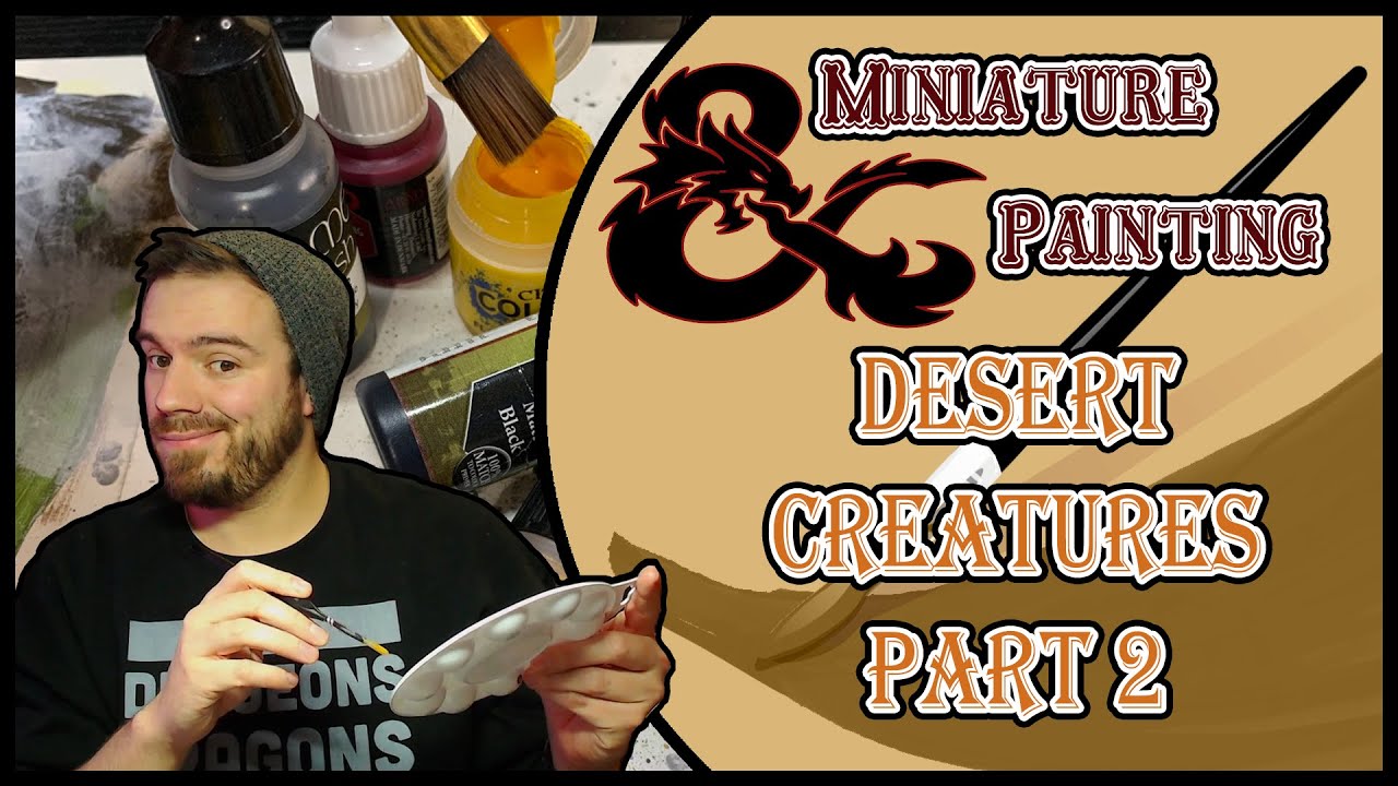 Miniature Painting: Giant Scorpion & Scarab Swarms - YouTube