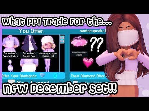 What People Offer For the NEW December Dream Set!! Roblox Royale High ...