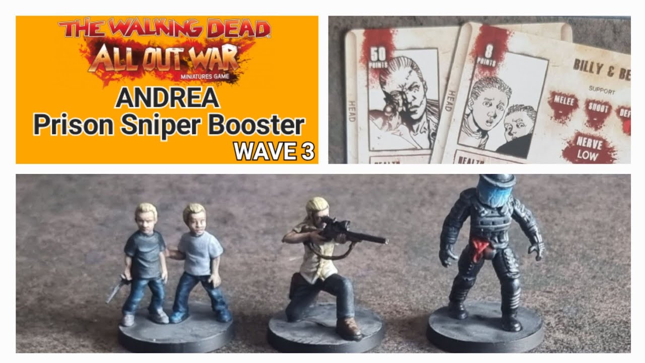 Andrea Prison Sniper Booster Wave 3 The Walking Dead All Out War ...