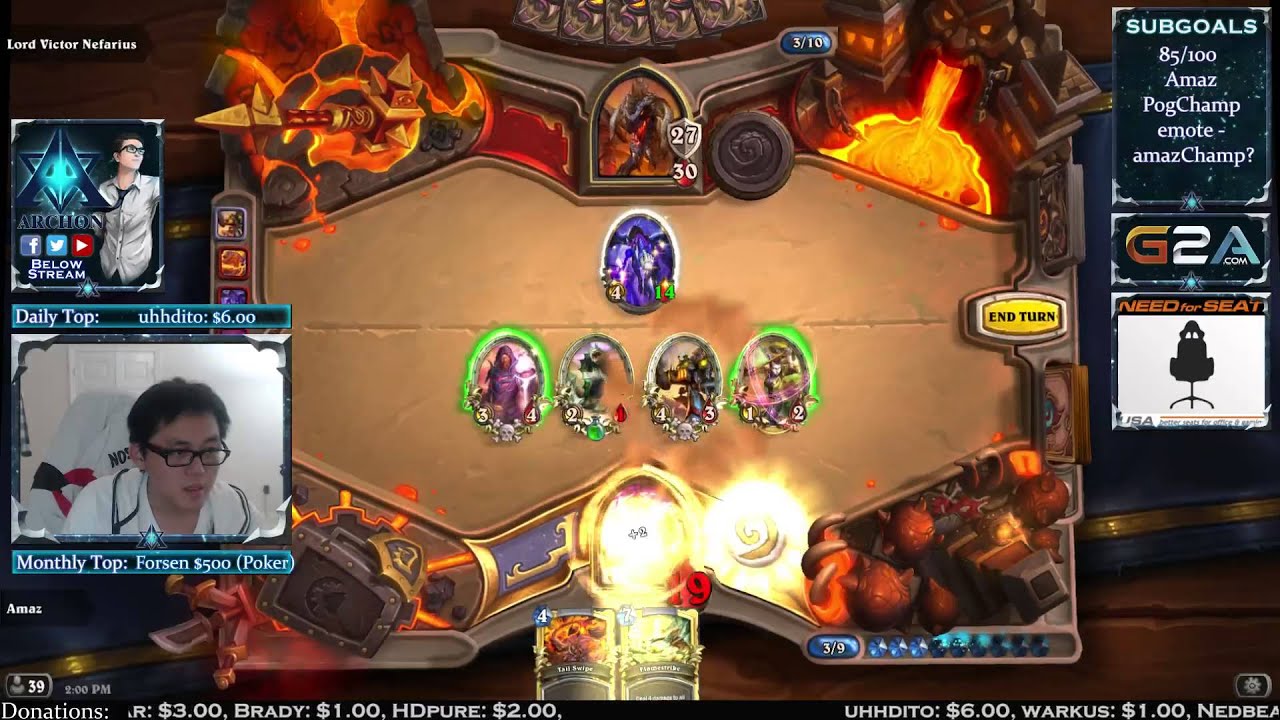 [BRM] Heroic Lord Victor Nefarius Live Attempt - YouTube