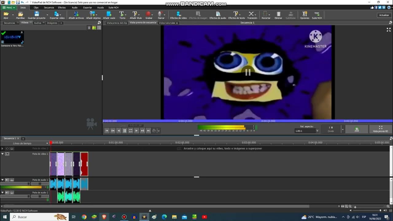 How To Make Sponsored By Preview 2 Effects On VideoPad Part 1 - YouTube