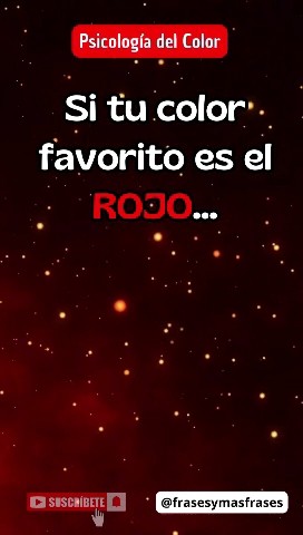ROJO, tu color favorito... - YouTube