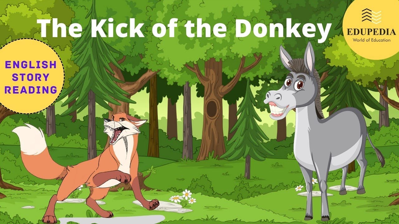 Learn English Through Story - The Kick of The Donkey | English Stories ...