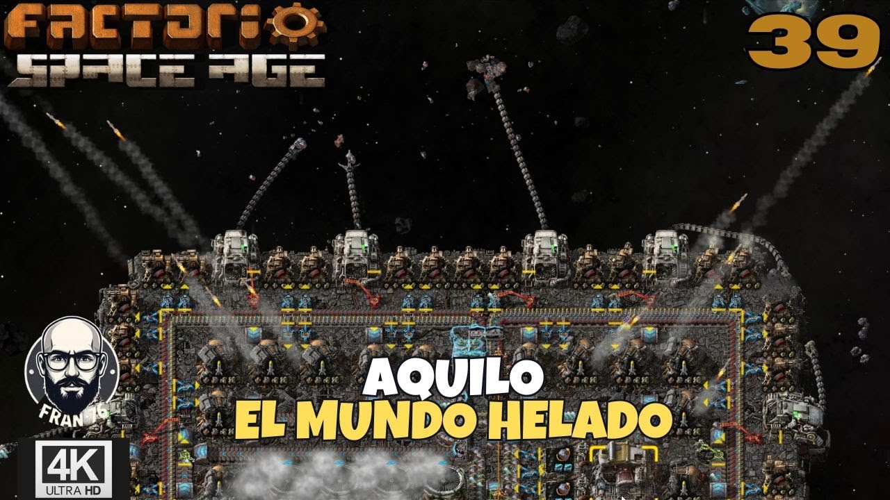 Aquilo, otro planeta a descubrir - Factorio Space Age #39 - Gameplay ...