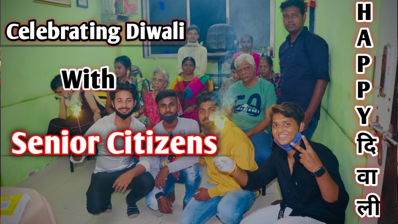 Celebrating Diwali With Senior Citizens || Briddhasram || Diwali ...
