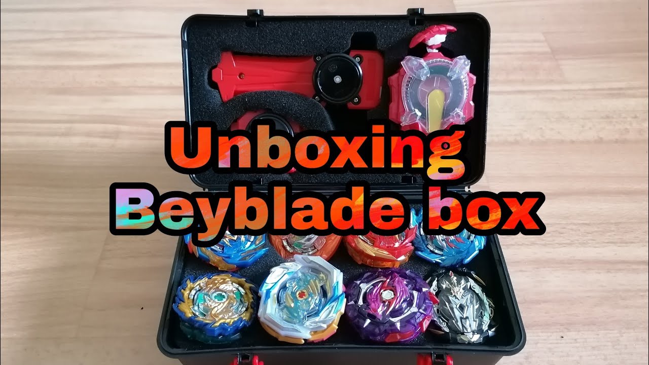 Unboxing Beyblade burst set box + battles - YouTube