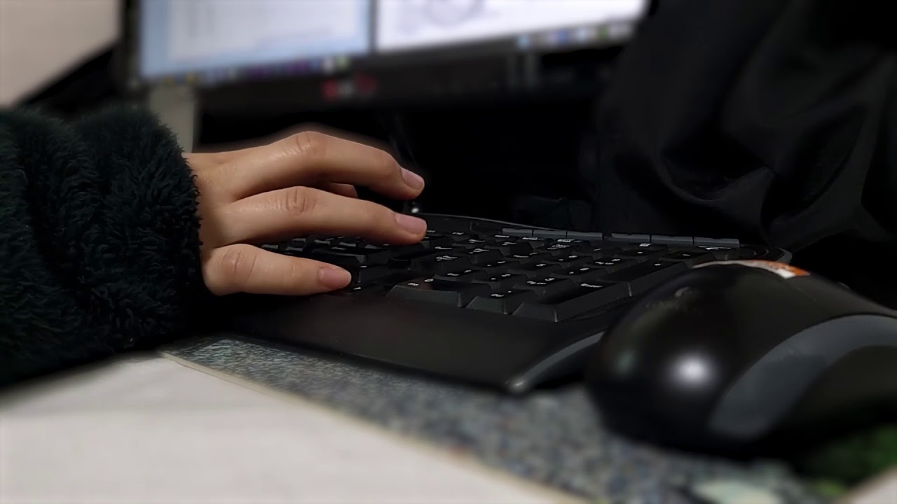 [ambience] 컴퓨터 타자치는 소리 / Computer typing real sound - YouTube