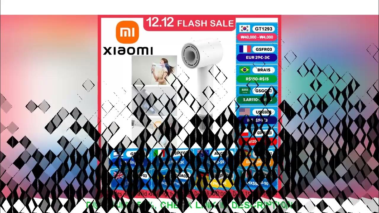 Xiaomi mijia h501 se secador de cabelo alta velocidade 62 m/s velocidade do vento íon negativo ...