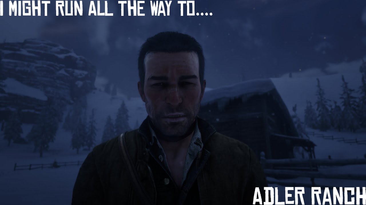 Red Dead Redemption 2: I Might Run All The Way To....Adler Ranch (6K ...
