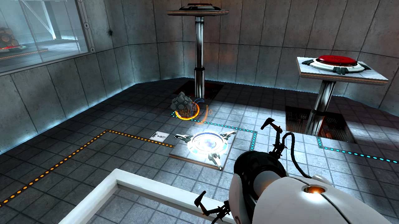 Lets Play Portal Part 3 The Frogger Jump - YouTube