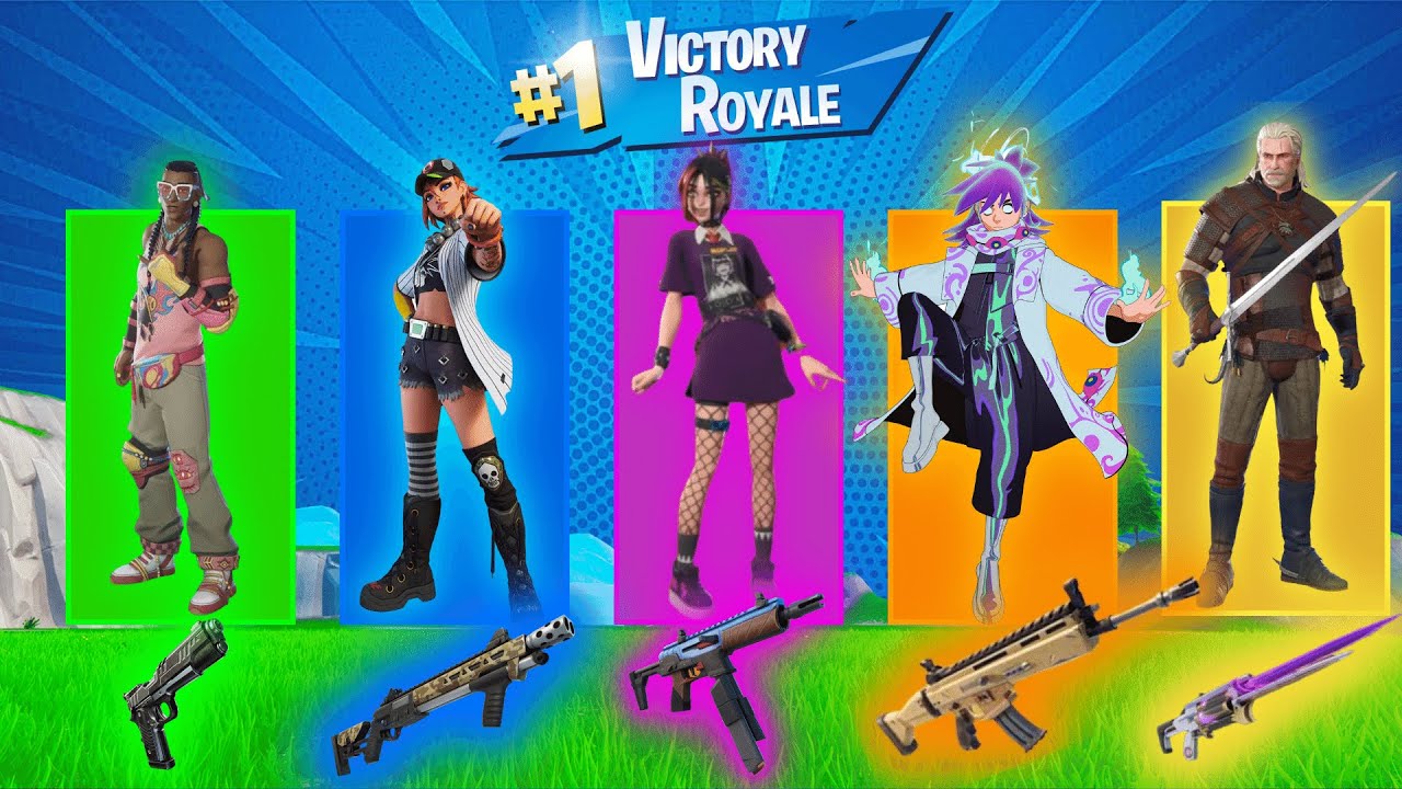 FORTNITE - Random Skin Challenge - YouTube