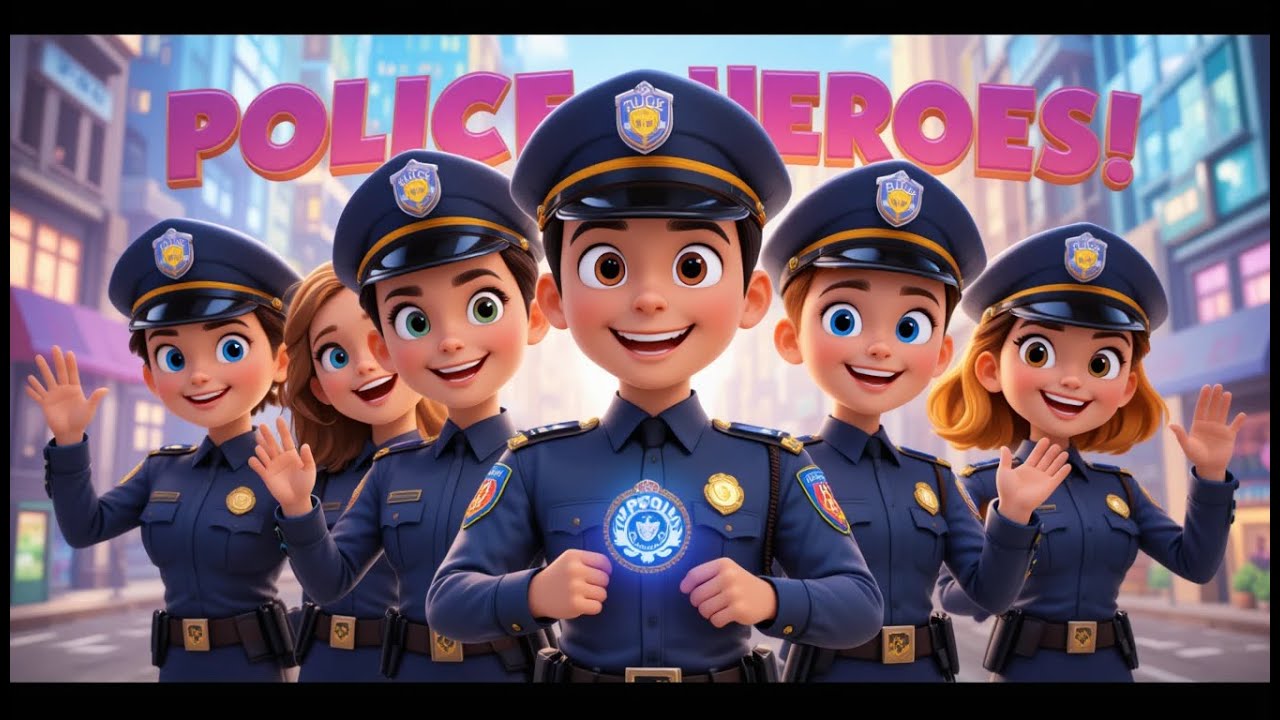 👉Police Heroes 🚓 | Fun Kids Song About Brave Police Officers! 👮‍♂️ ...