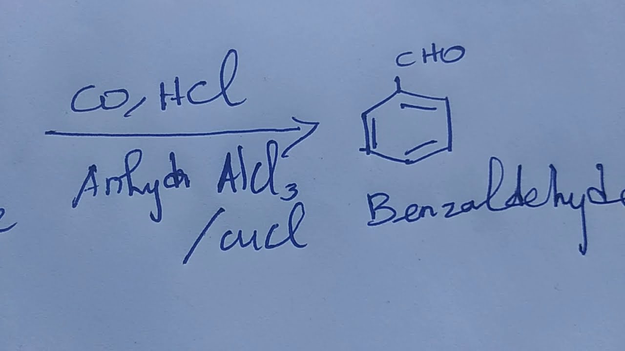 Gattermann koch reaction-Organic chemistry - YouTube