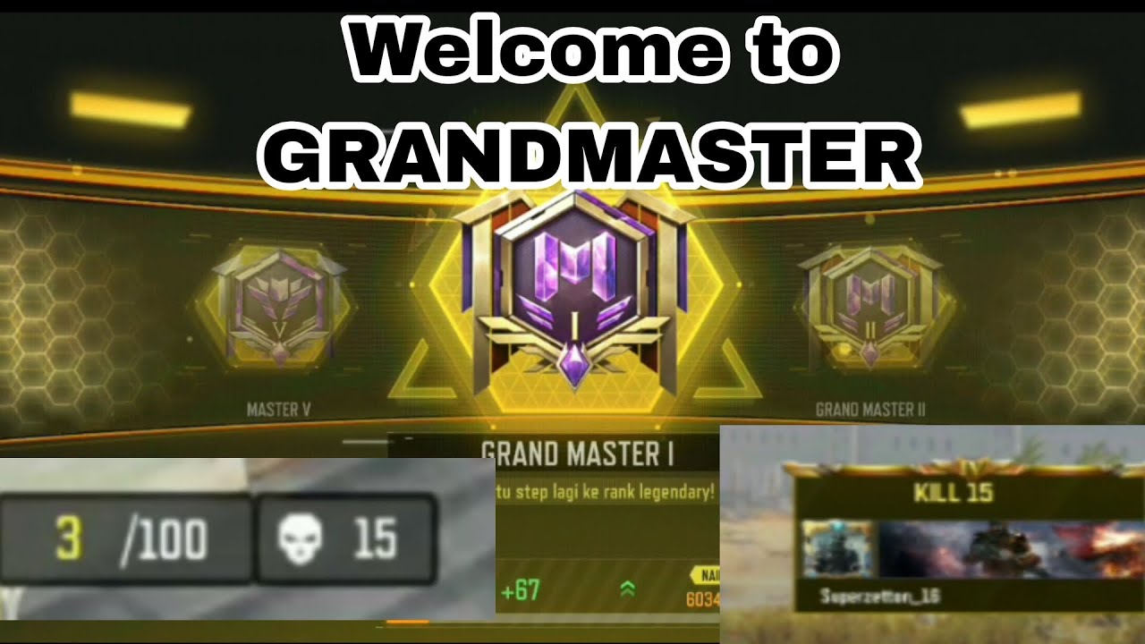 DETIK DETIK NAIK KE GRANDMASTER! (CALL OF DUTY MOBILE) - YouTube