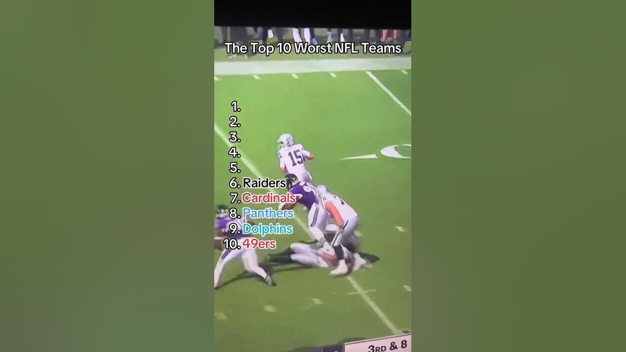 Ranking The Top 10 WORST NFL Teams - YouTube