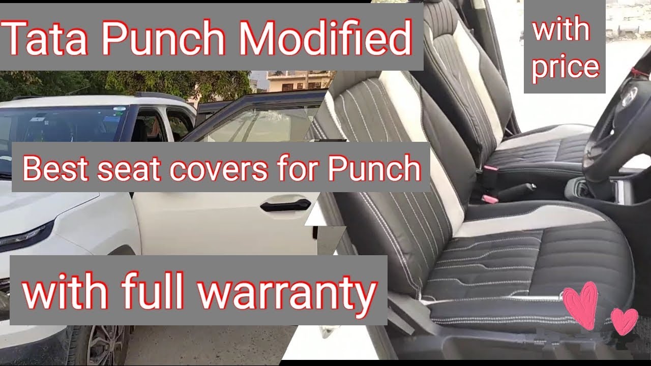 Tata Punch Modifications || Best Seat Covers with Price #tatapunch # ...
