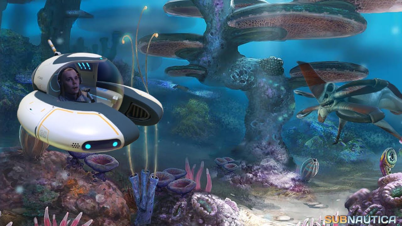 Getting our seamoth in Subnautica! learning to survive - YouTube