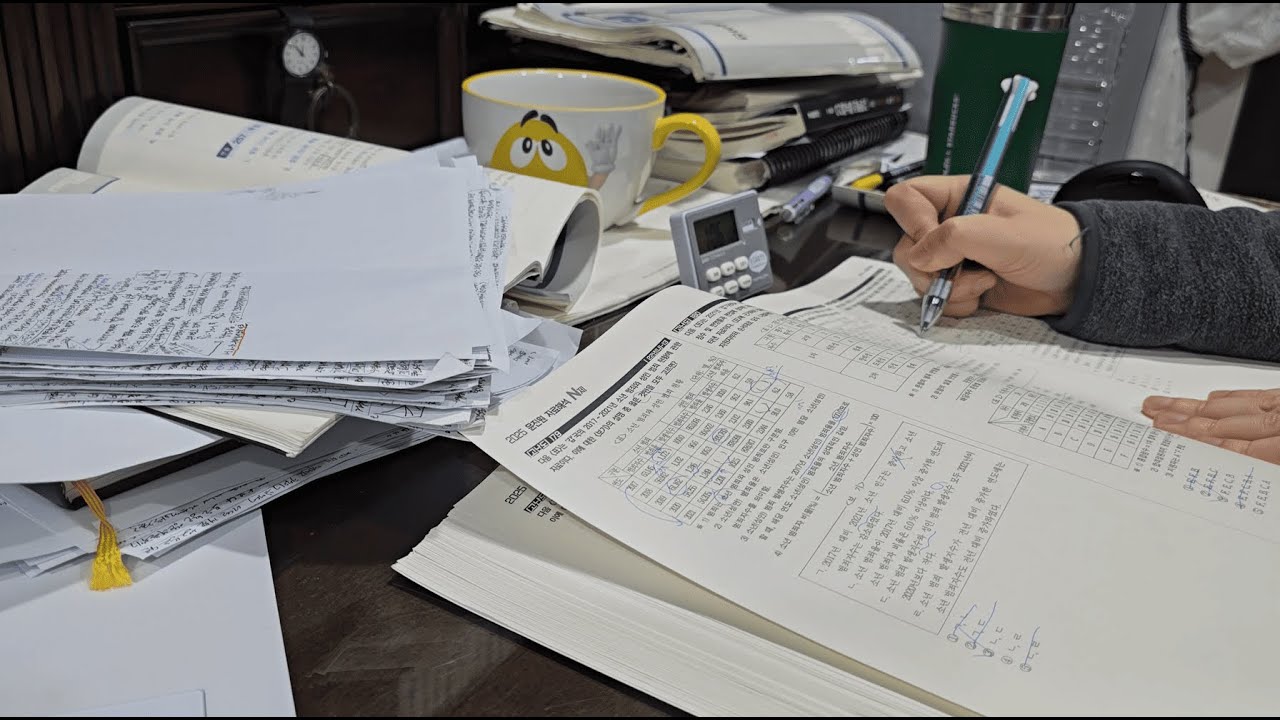 realistic study with me 6h, no bgm, Studying 6hrs a day everyday ...