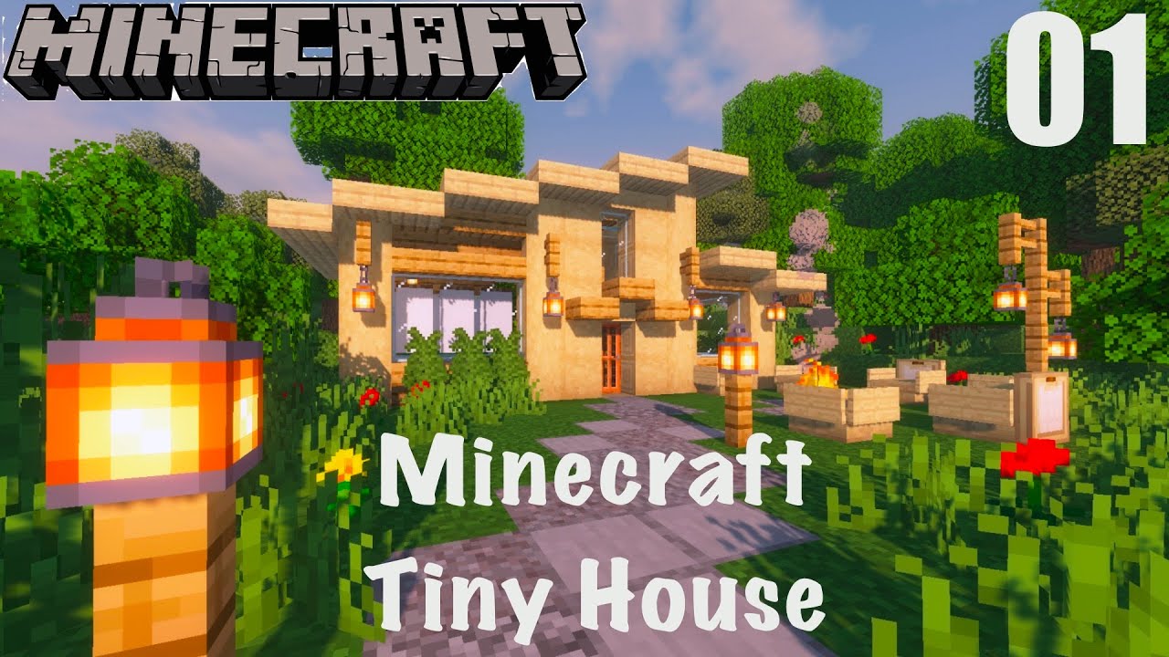 Minecraft: Tiny House Episode 1 (Tutorial) - YouTube