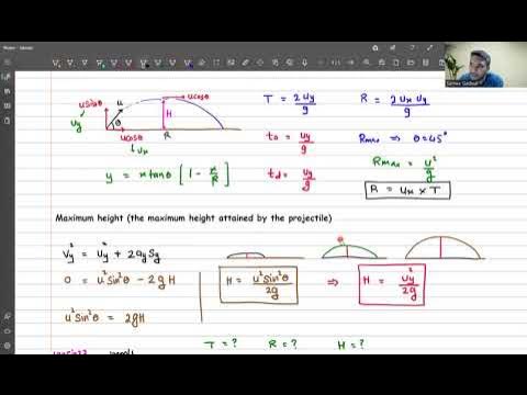 Projectile Motion/Maximum Height/Numerical Set 2 - YouTube