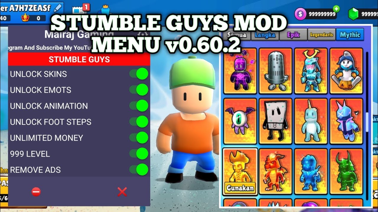 Stumble Guys Mod Menu v0.60.2 Update Terbaru - YouTube
