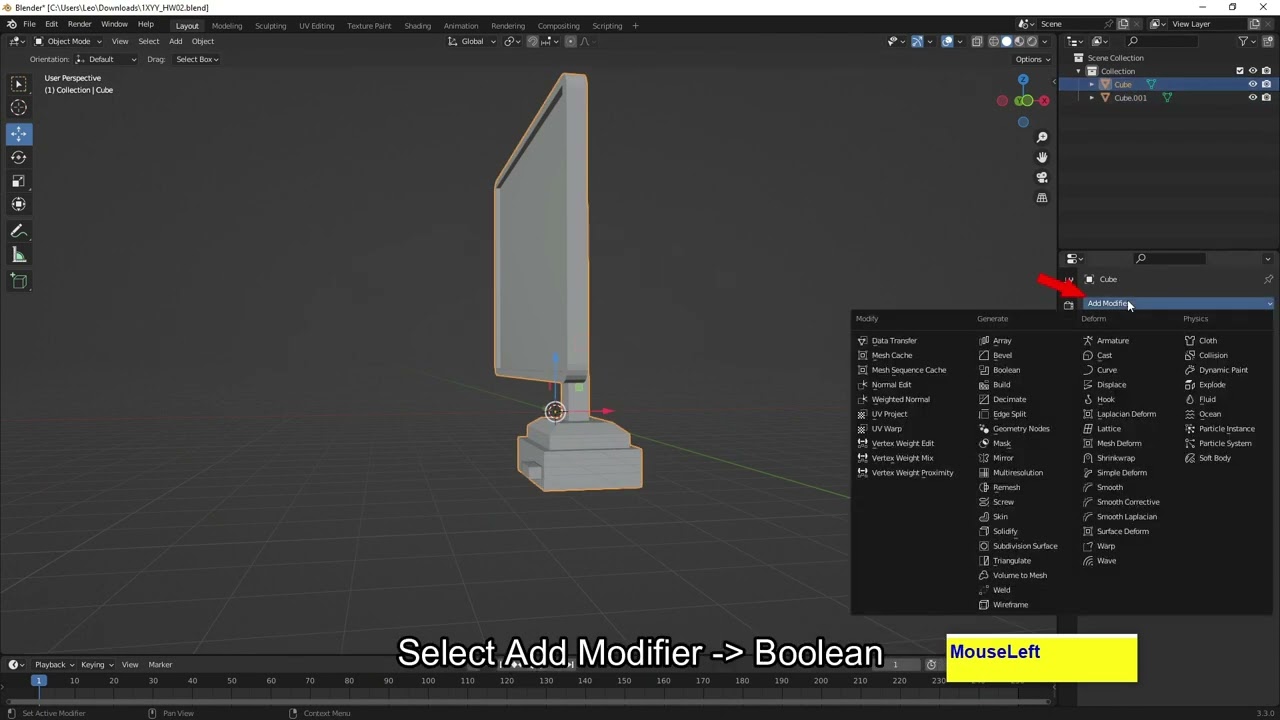 3D Modelling Ch2 HW02 - YouTube