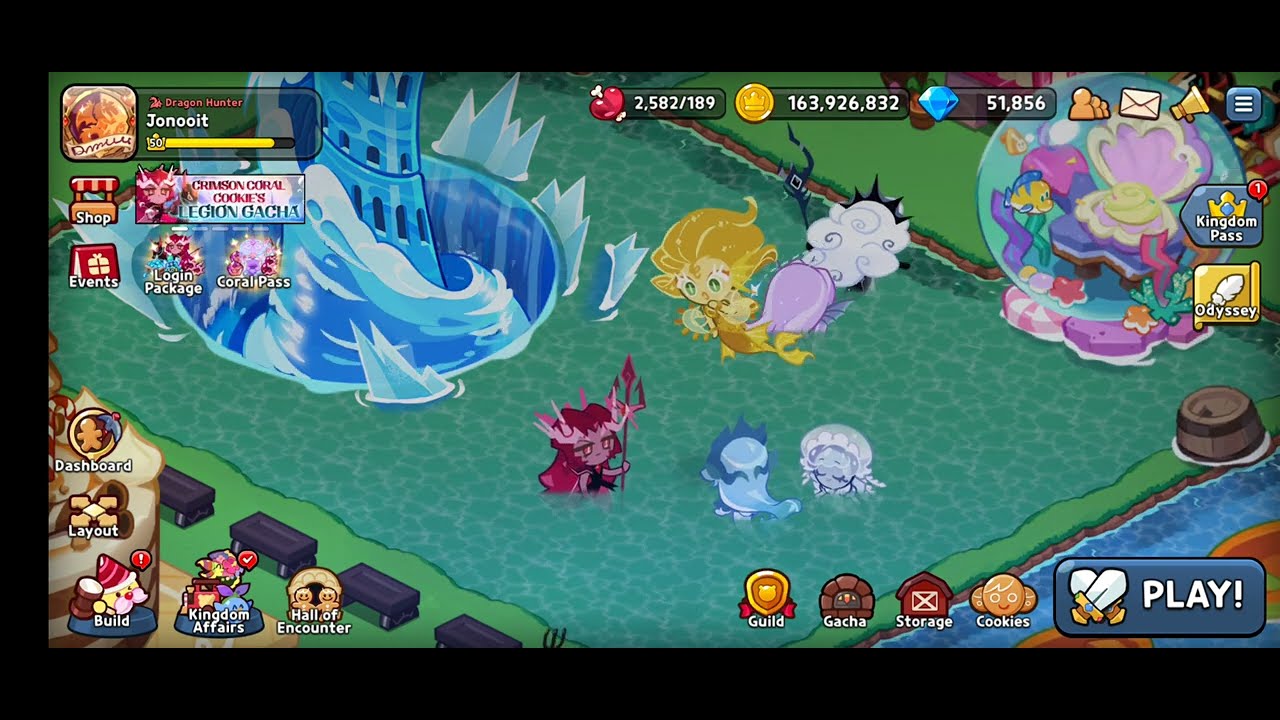 Complete 6 Gem Mermaids Swim & Interactions - Cookie Run Kingdom - YouTube