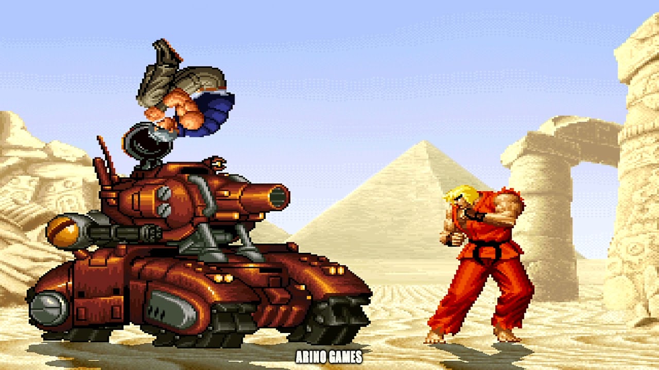 METAL SLUG VS STREET FIGHTER! - YouTube