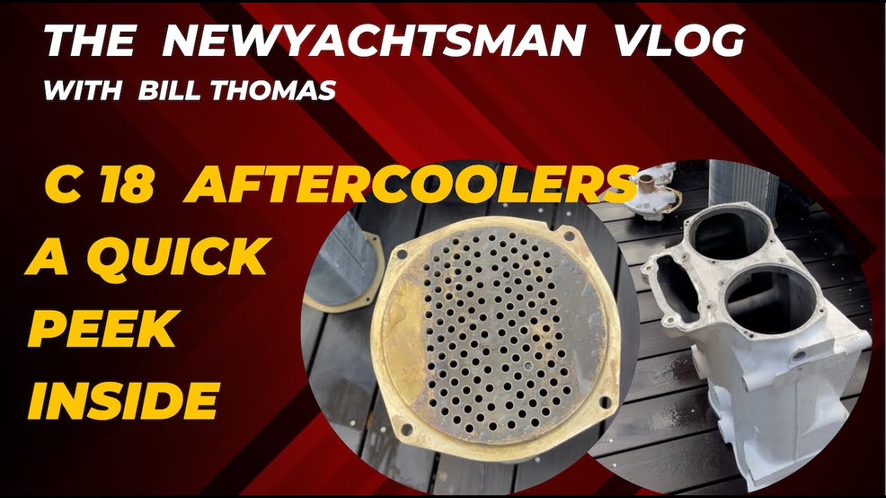 C18 Caterpillar Marine Aftercooler Parts - A quick look - YouTube