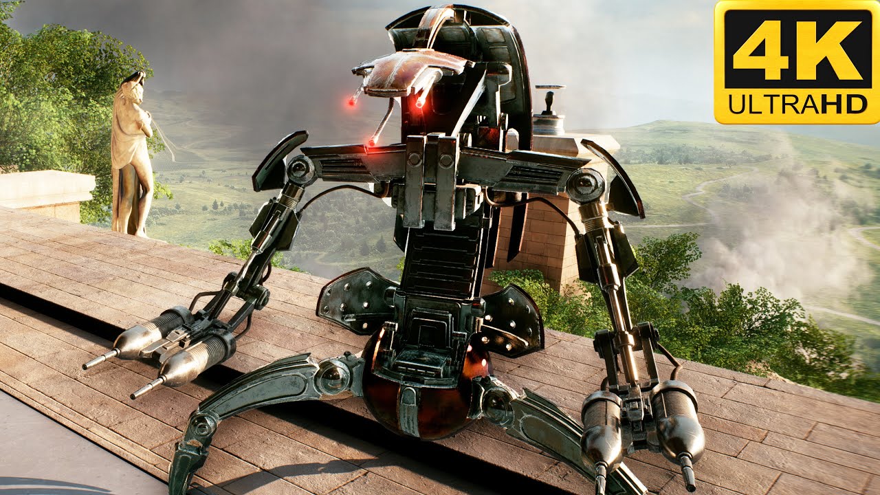 BATTLE OF NABOO: CIS Battle Droids vs Clone Troopers - Star Wars ...