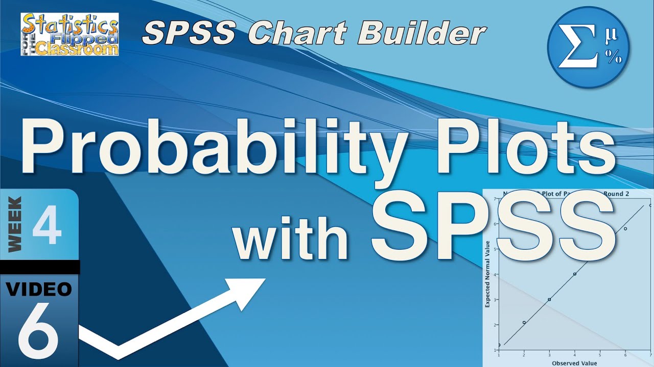 Probability Plots in SPSS for Assessing Normality (4-6) - YouTube