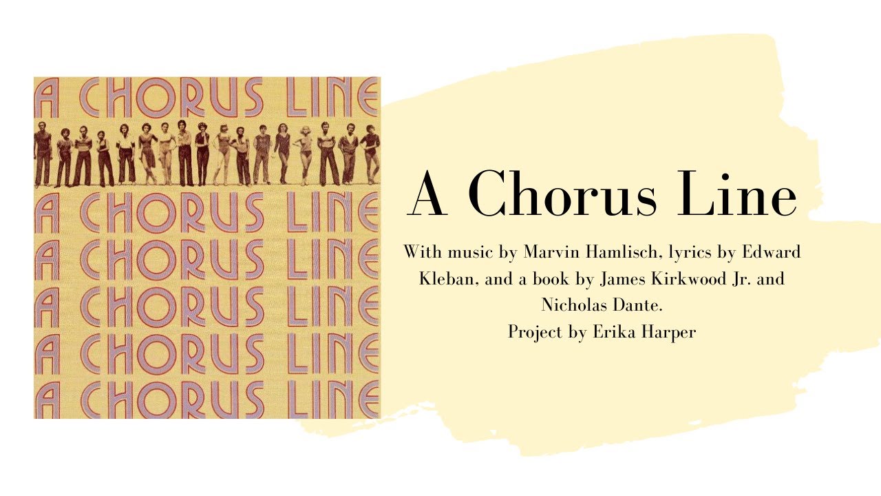Music Theatre History Projects: "A Chorus Line" - YouTube