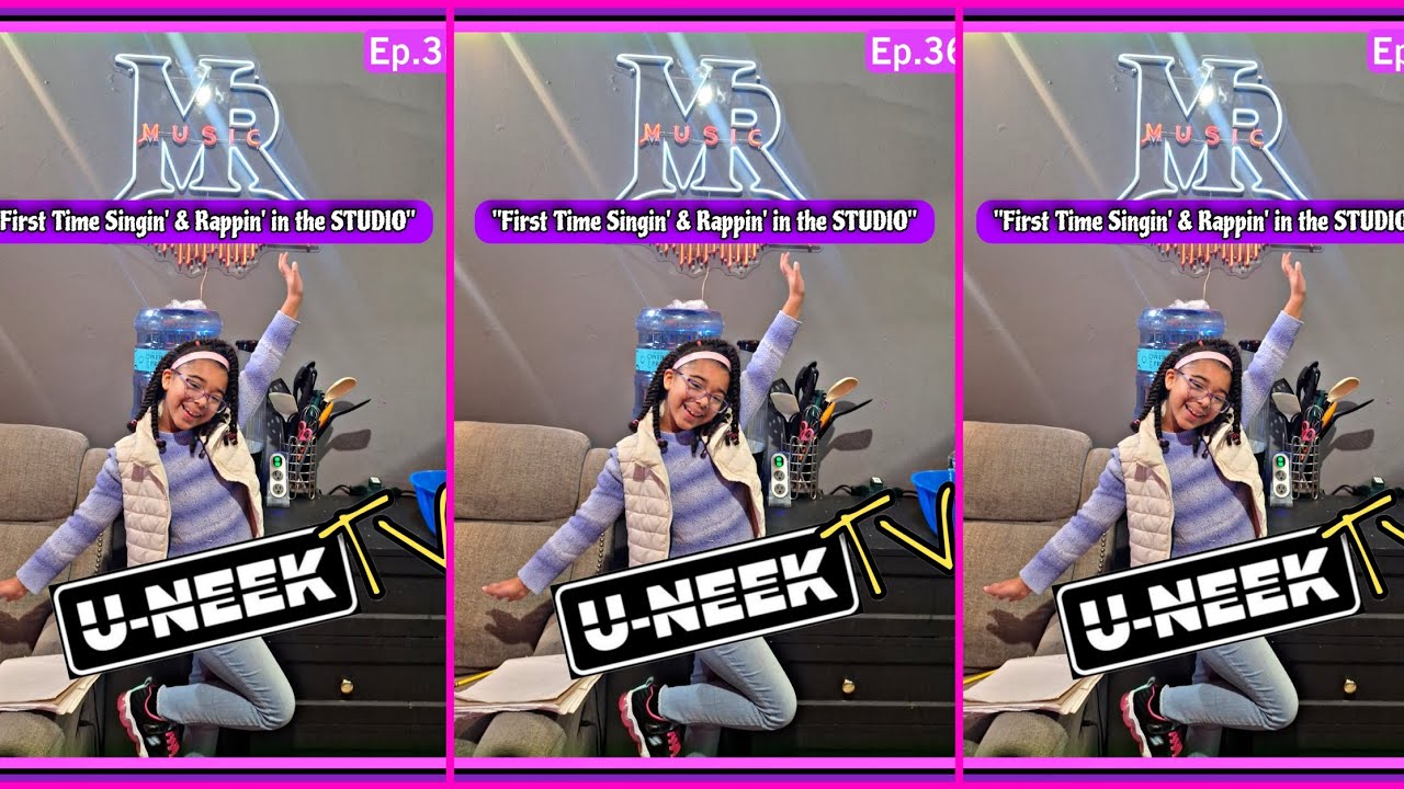 (Ep.36) U-NEEK TV "First Time Singin' & Rappin' in the STUDIO" - YouTube