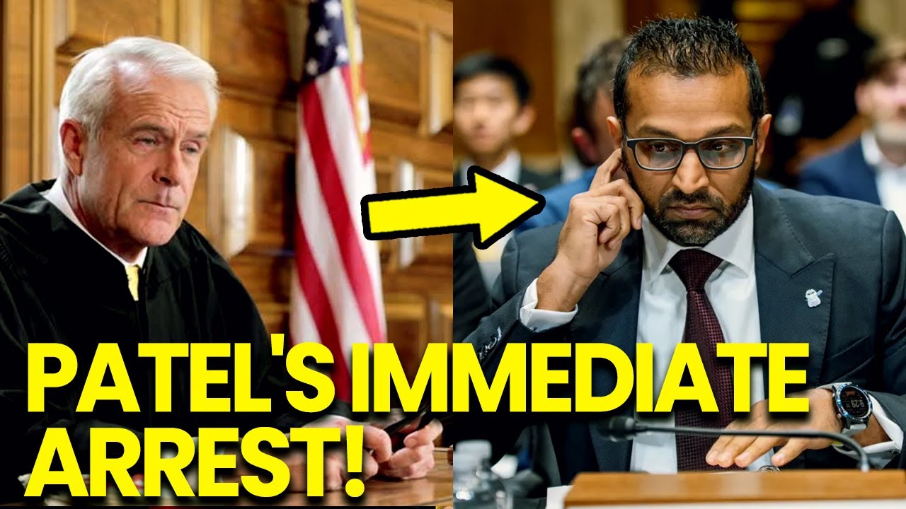 BREAKING! Judge THREATENS Kash Patel with Immediate ARREST - YouTube