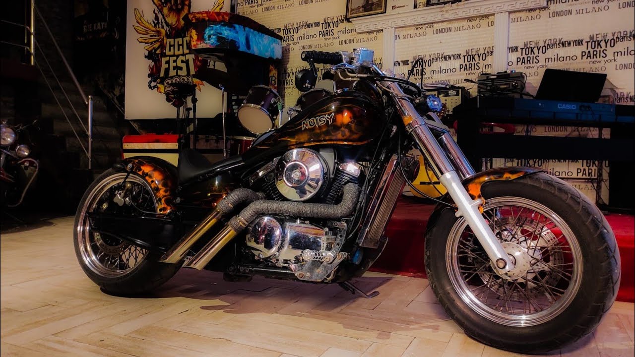 Kawasaki Vn 800 Custom Bobber Project ( Noisy Boy) - YouTube