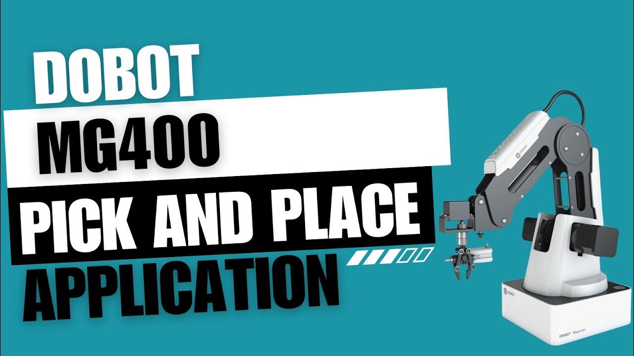 Dobot MG400 Pick and Place Application || Ausweg || Robotics Solution || Industrial Automation ...