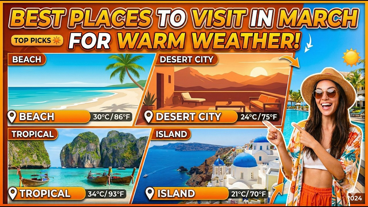 Best Places To Visit In March For Warm Weather - Travel Video - YouTube